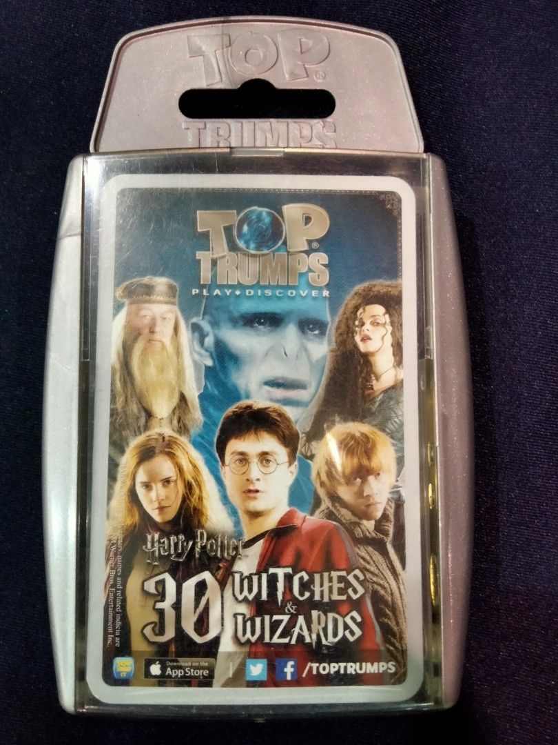 Harry Potter top trump's play card, Hobbies & Toys, Collectibles ...