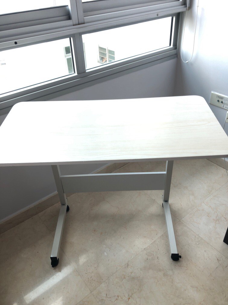 Height-adjustable Table 80x40cm, height 60-90cm, Furniture & Home ...