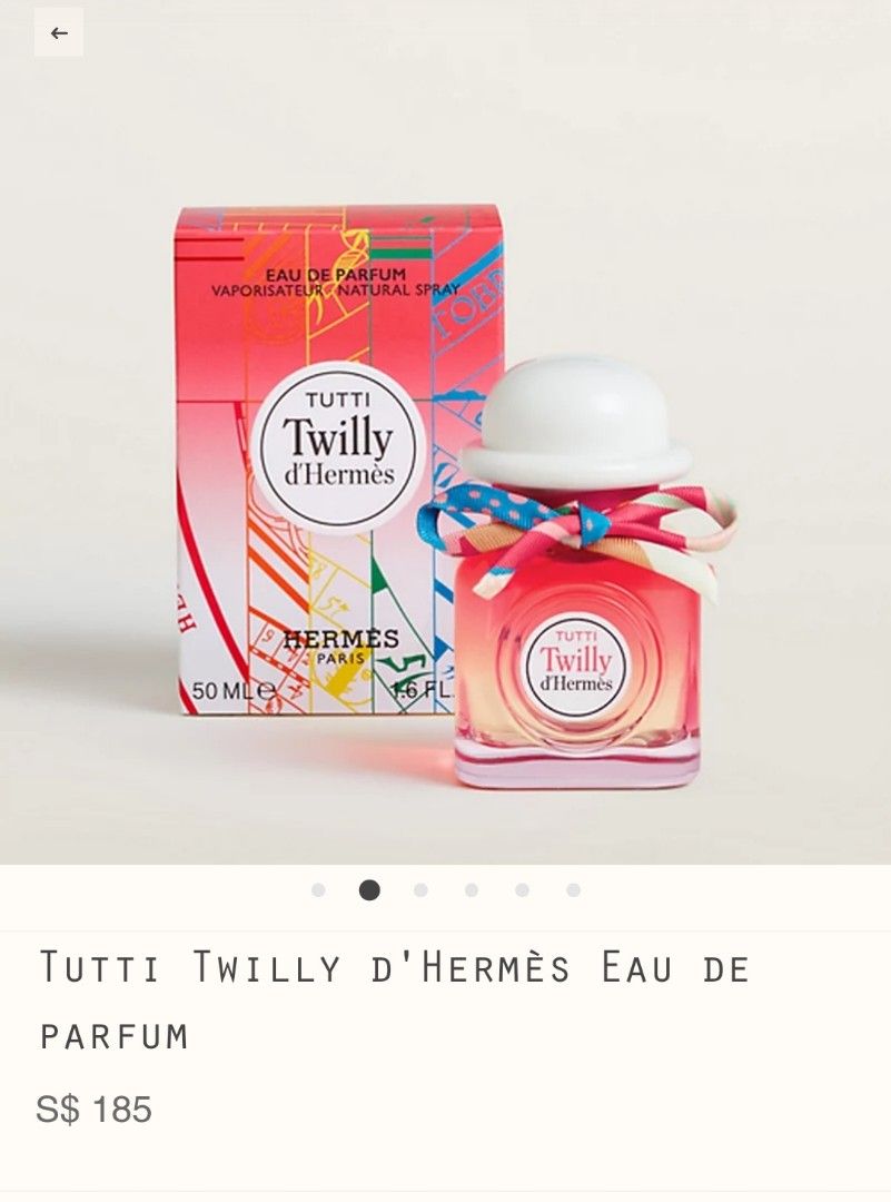 Hermes tutti perfume 50ml, Beauty & Personal Care, Fragrance ...
