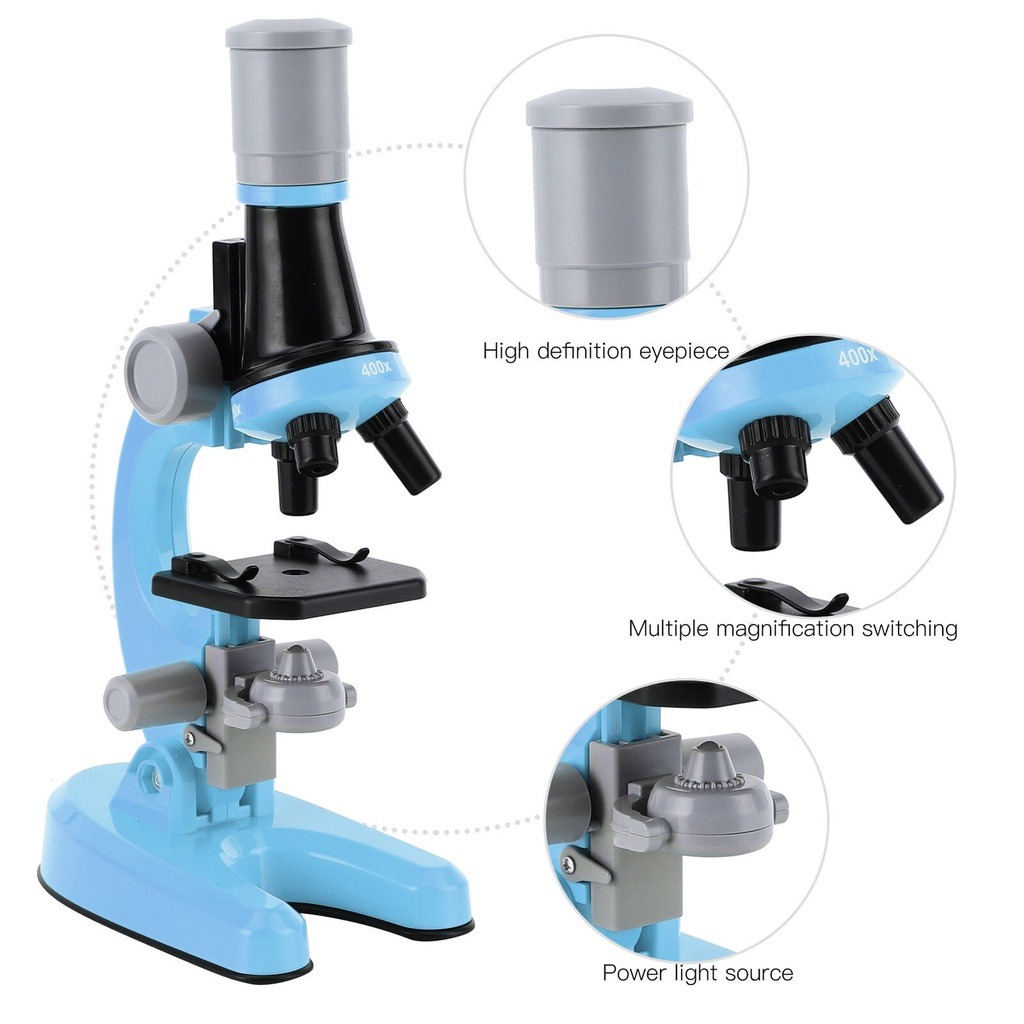 High Definition Microscope Experiment Toys Portable Magnifier Natural ...