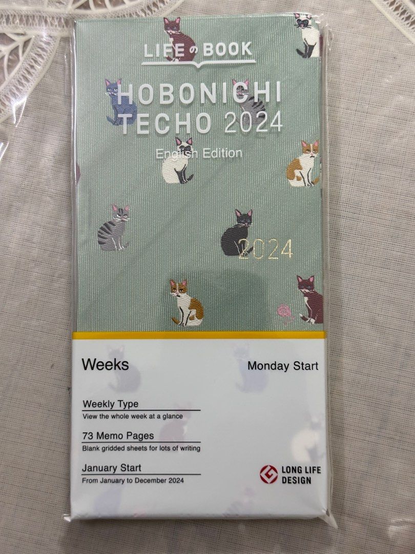 Hobonichi Weeks 2024 Cats, Hobbies & Toys, Stationery & Craft ...