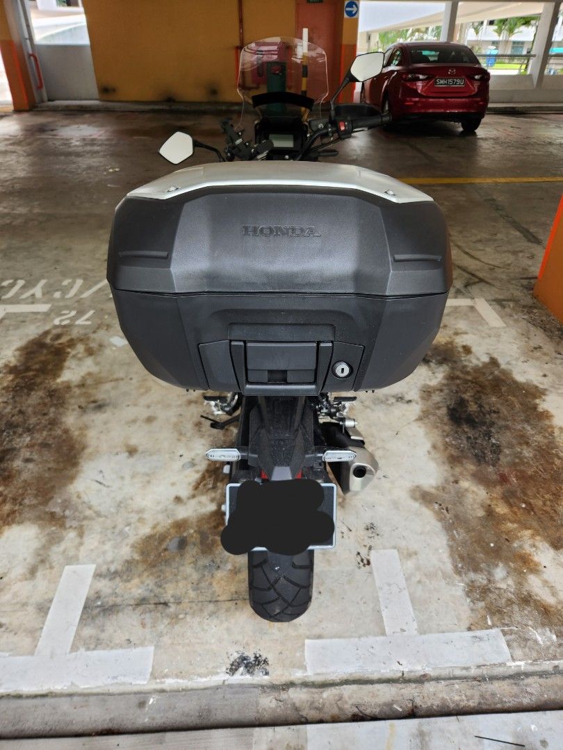 Honda NC750X Original OEM Top Box 50L, Motorcycles, Motorcycle ...