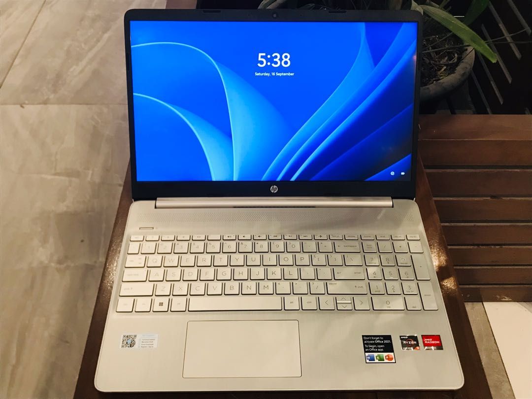 HP LAPTOP 15S-EQ3XXX RYZEN 5 2022,16GB RAM,512GB SSD,NO ISSUE ...