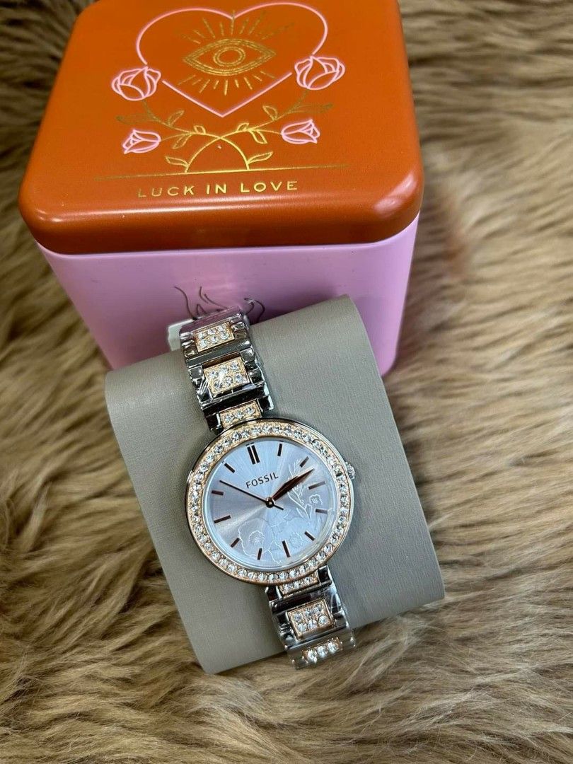 IFOSSIL Three-Hand Stainless Steel Watch, Women's Fashion, Watches ...
