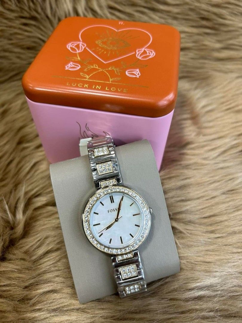 IFOSSIL Three-Hand Stainless Steel Watch, Women's Fashion, Watches ...