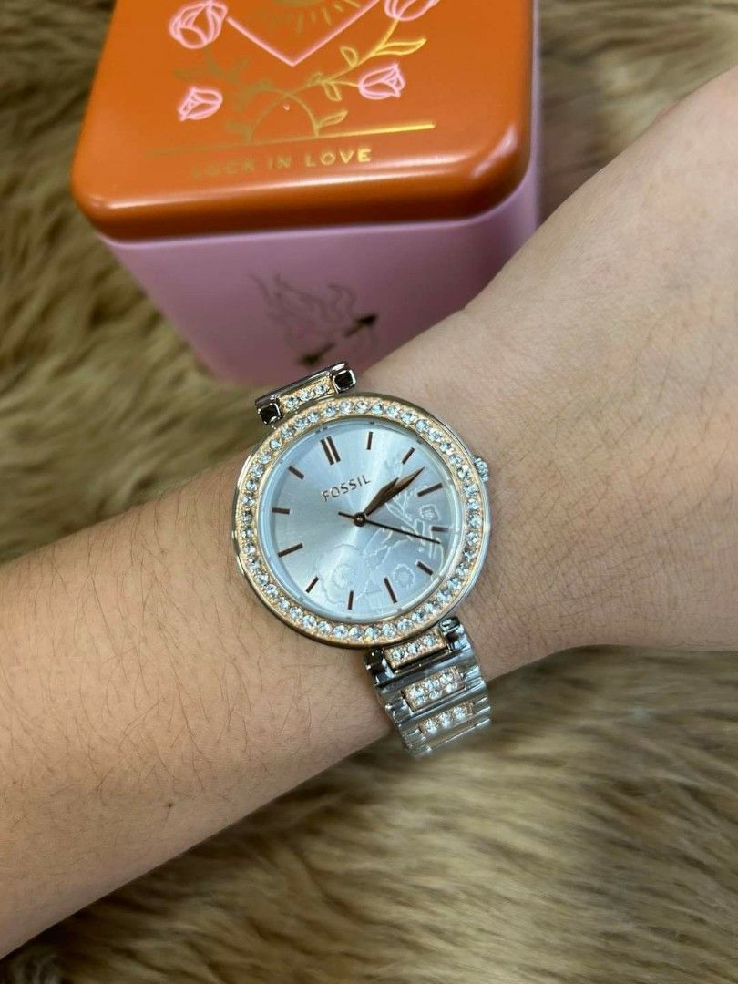 IFOSSIL Three-Hand Stainless Steel Watch, Women's Fashion, Watches ...