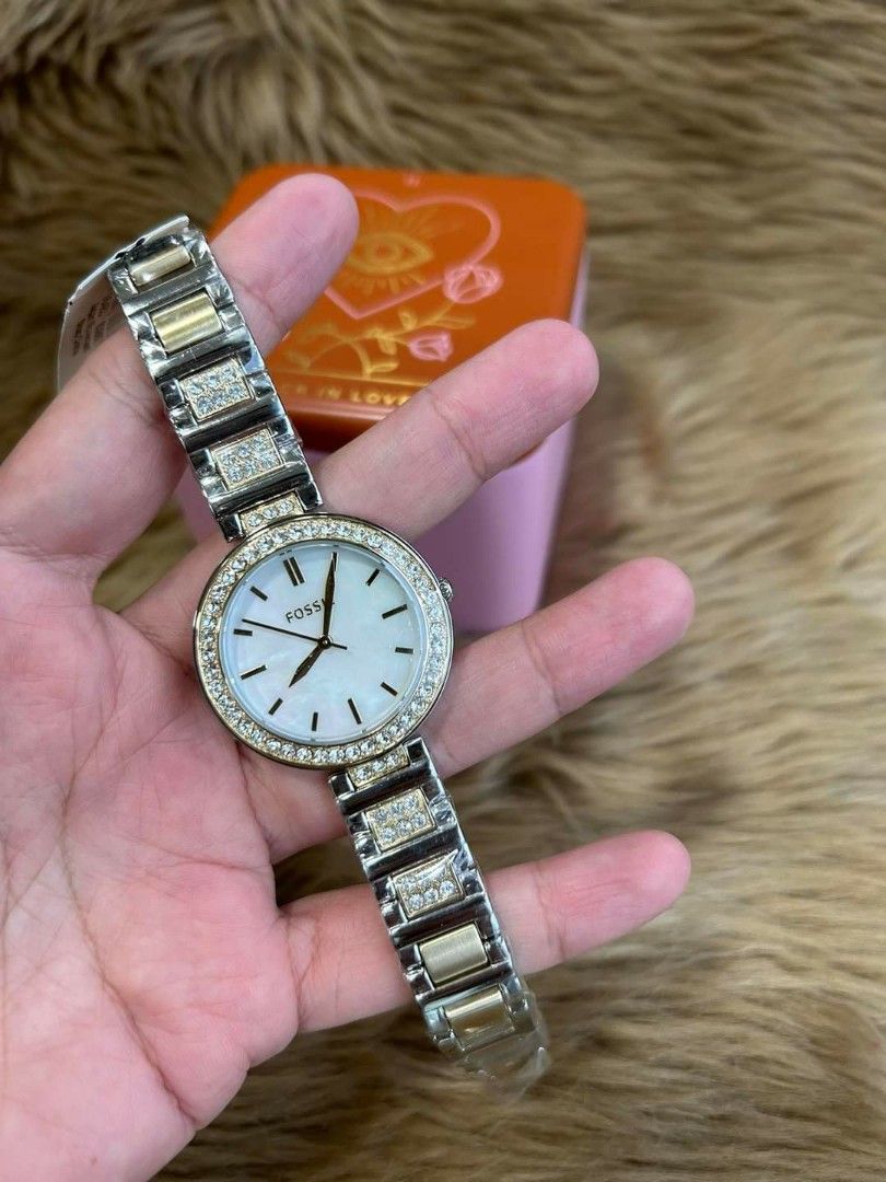 IFOSSIL Three-Hand Stainless Steel Watch, Women's Fashion, Watches ...