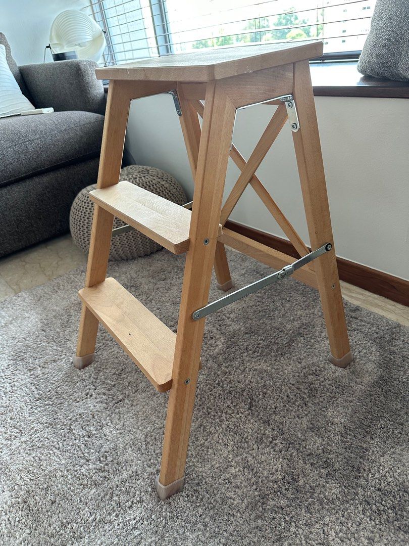 Ikea Bekvam Step Ladder Stool, Furniture & Home Living, Furniture ...