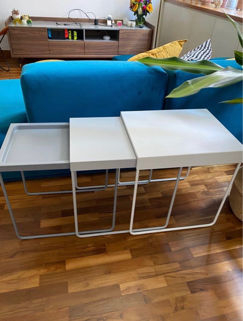IKEA Side Tables set of 3 nested tables, Furniture & Home Living ...