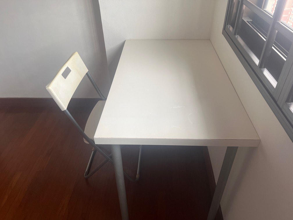 IKEA study table, Furniture & Home Living, Furniture, Tables & Sets on ...
