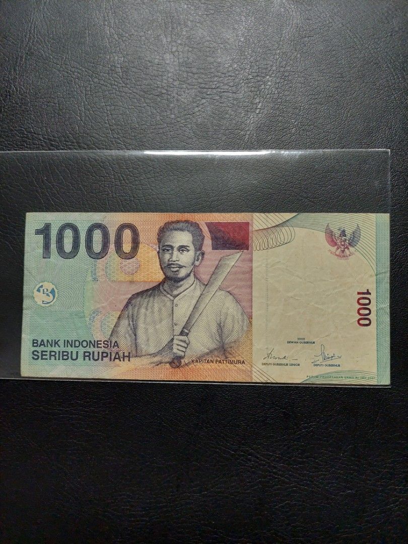 Indonesia Old Bank Note 1000 Rupiah Year 2000, Hobbies & Toys ...