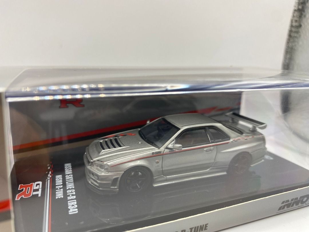 INNO64 1:64 Nissan Skyline GT-R (R34) R-Tune Sports Resetting Series, Hobbies & Toys, Toys ...