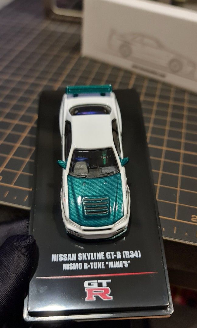 Inno64 Nissan GTR M Spec/ R Tune Mines / Ztune Full Black Carbon ...