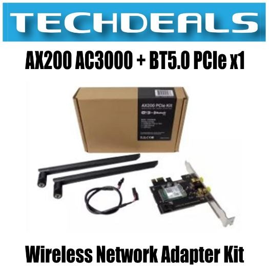 Intel AX200 AC3000 + BT5.2 PCIe WiFi Kit, Computers & Tech, Parts ...