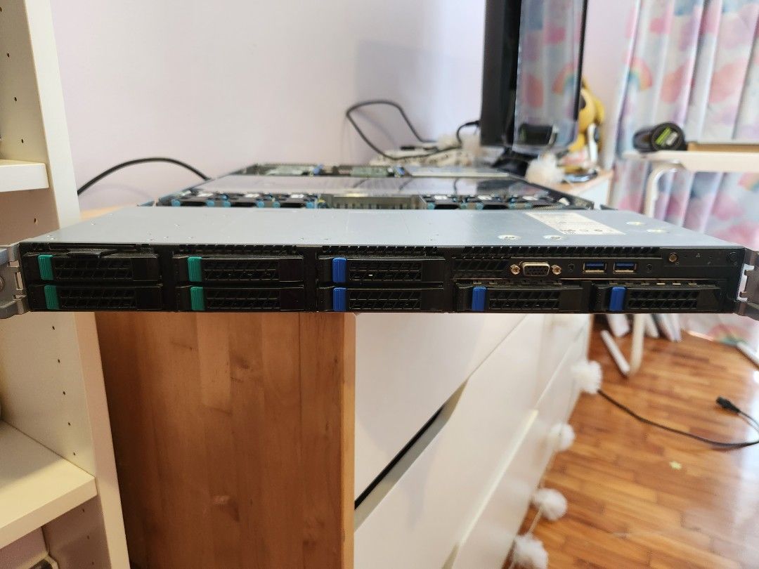 Intel Branded 19" Rackmount Server, Computers & Tech, Desktops on Carousell
