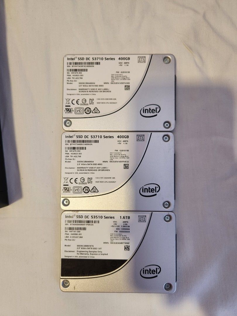 Intel Enterprise SATA SSD, Computers & Tech, Parts & Accessories, Hard ...