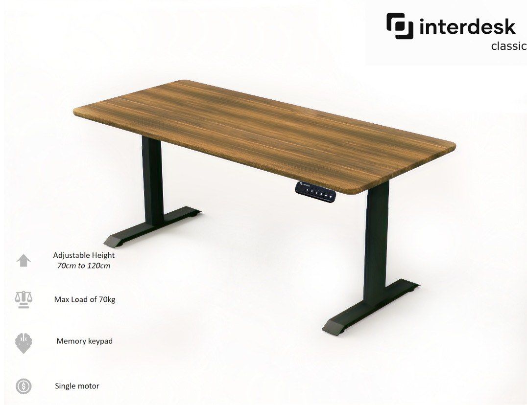 Interdesk classic table (Electric Height Adjustable), Furniture & Home Living, Furniture, Tables ...