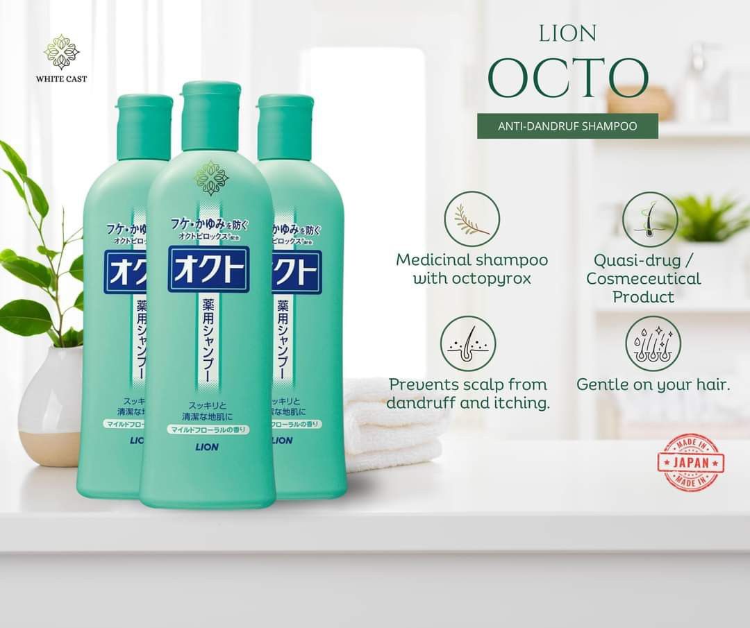 JAPAN Lion Octo Pro medicated Shampoo 320ml, Beauty & Personal Care ...