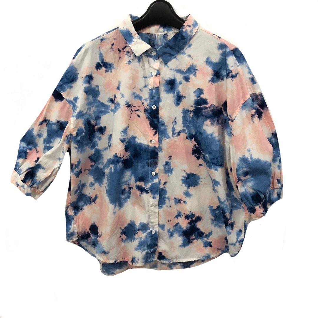 Japanese Artisans Organic Dye Color WideFit Tops, Women's Fashion, Tops ...