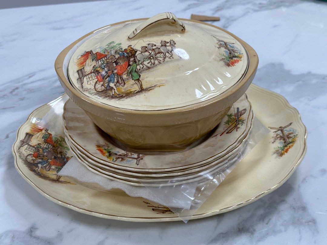 J&G Meakin vintage dinner ware, Furniture & Home Living, Kitchenware ...