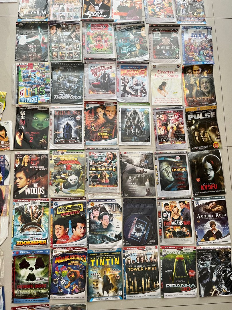 Kaset DVD Film, Senam, Lagu, Games, Musik & Media, CD, DVD & Lainnya di Carousell
