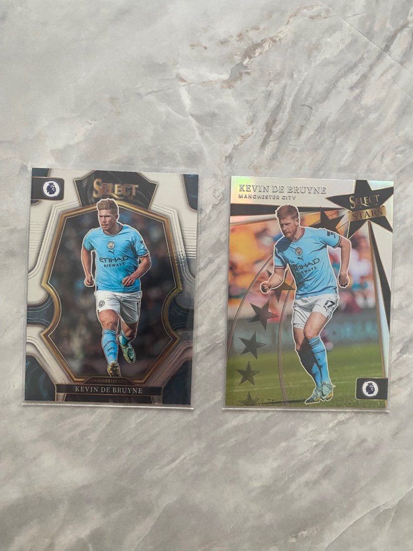 Kevin De Bruyne KDB Refractor Manchester City Football Soccer Card Lot ...