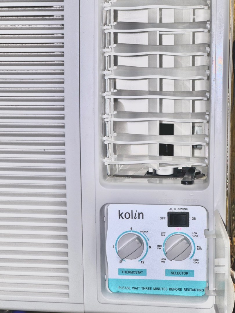 Kolin window type aircon .75hp Manual, TV & Home Appliances, Air ...