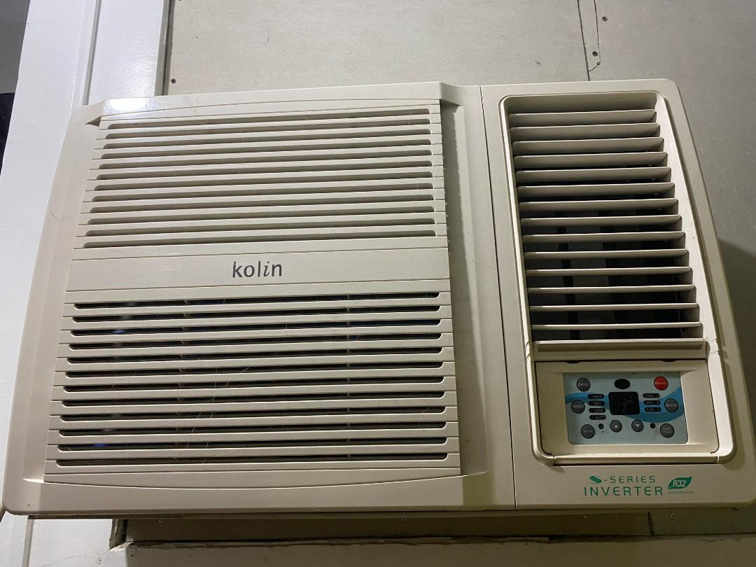 Kolin Window Type Aircon Inverter- 1.5HP, TV & Home Appliances, Air ...