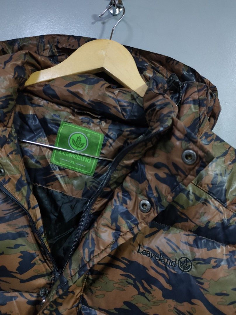 LEAVELAND CAMO PUFFER JACKET, Men's Fashion, Coats, Jackets and ...