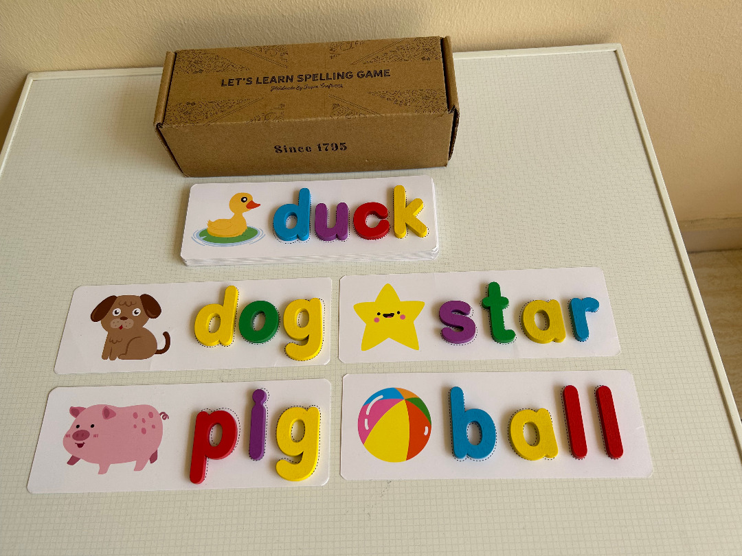BN "Let's Learn Spelling Game" for age 3 & above, Hobbies & Toys, Toys ...