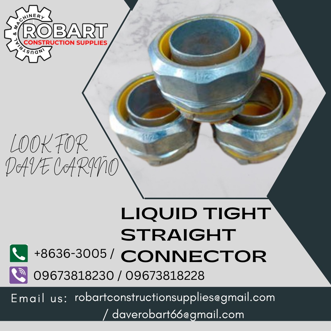 LIQUID TIGHT STRAIGHT CONNECTOR, Commercial & Industrial, Construction ...