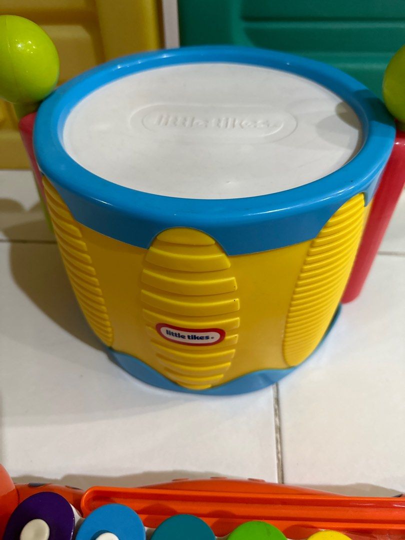 Little Tikes Drum, xylophone musical instrument, Babies & Kids, Infant ...