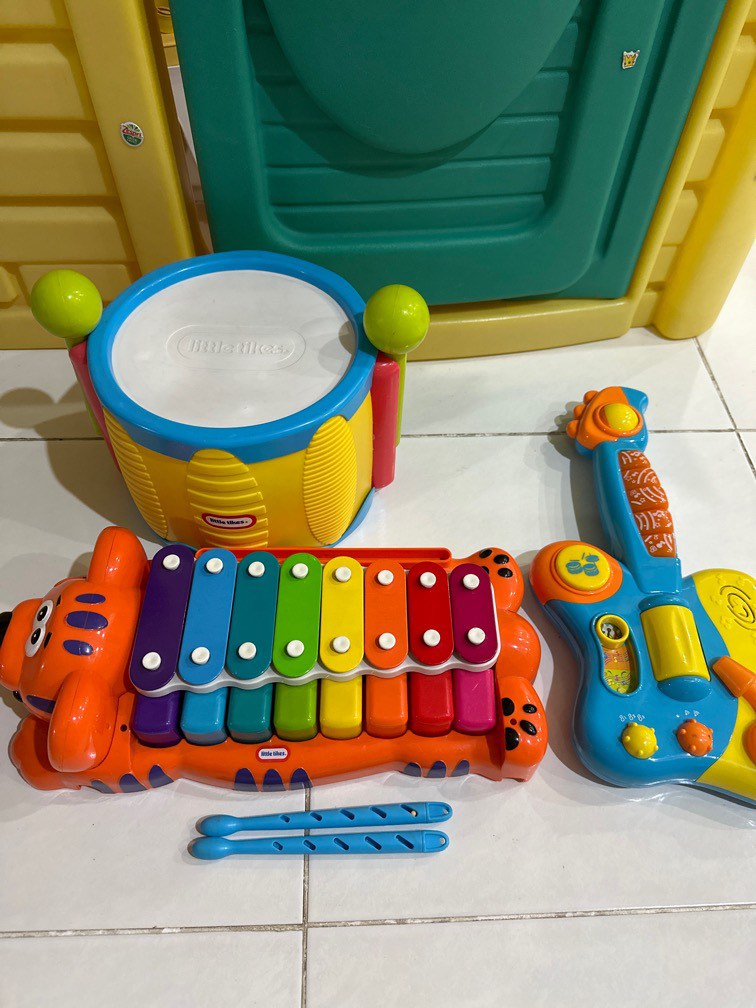 Little Tikes Drum, xylophone musical instrument, Babies & Kids, Infant ...