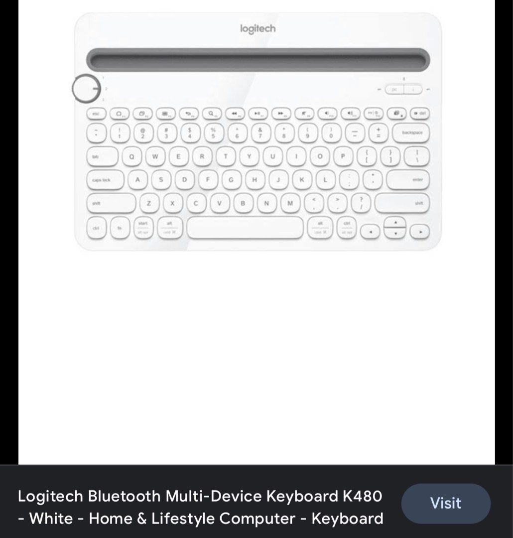 Logitech wireless keyboard K480 (Multi Device), Computers & Tech, Parts & Accessories, Computer ...