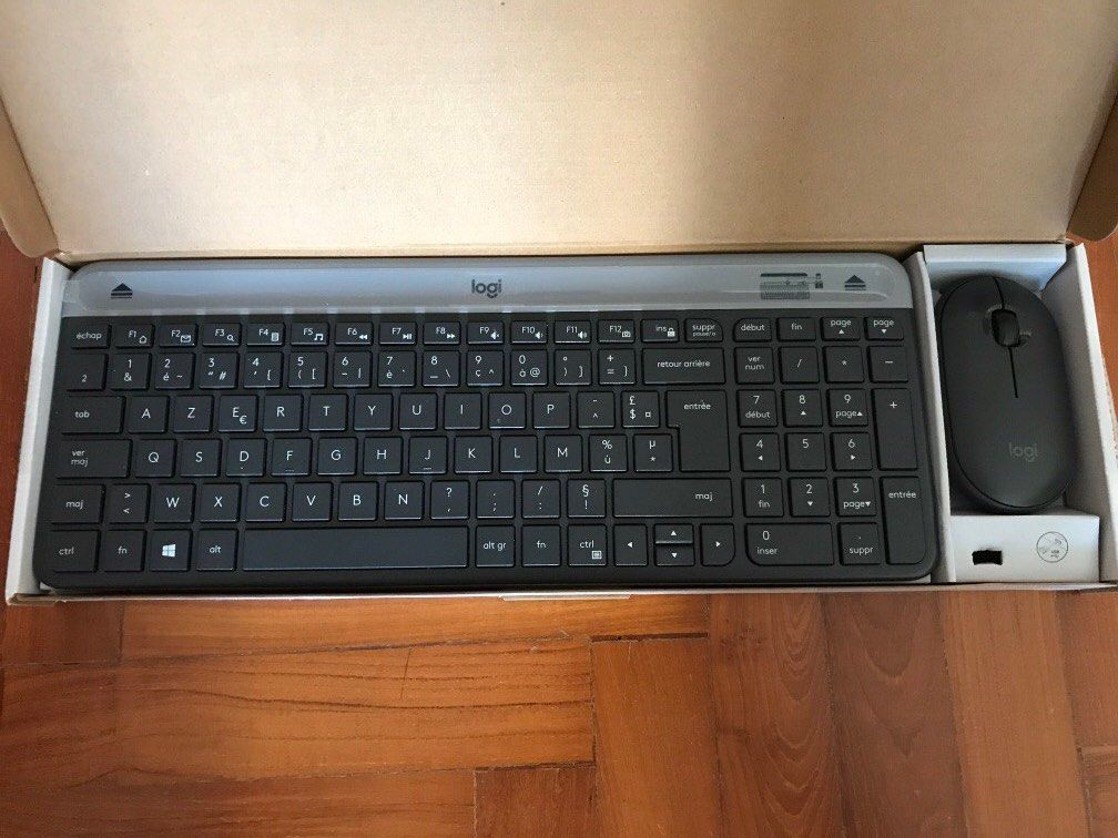 Logitech Azerty Keyboard Mouse Mk470 Combo Mx Keys Lenovo Qwerty Usb Keyboard Computers