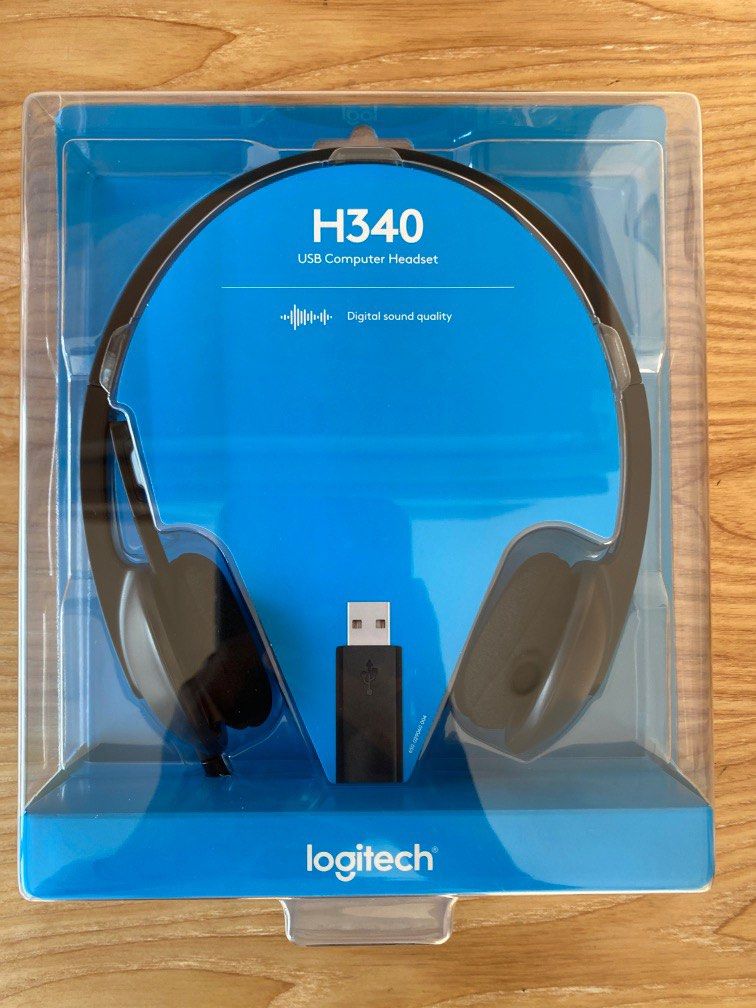 Logitech H340 USB Headset, Audio, Headphones & Headsets on Carousell