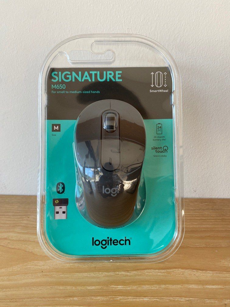 Logitech Signature M650 (Graphite), Computers & Tech, Parts ...