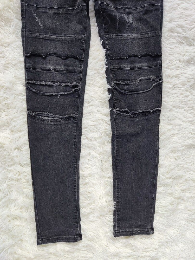 M31 ZARA DNM COLLECTION SKNY FIT FLY BUTTON USED WAIST TAG ACTUAL WAIST ...