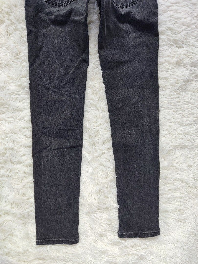 M31 ZARA DNM COLLECTION SKNY FIT FLY BUTTON USED WAIST TAG ACTUAL WAIST ...