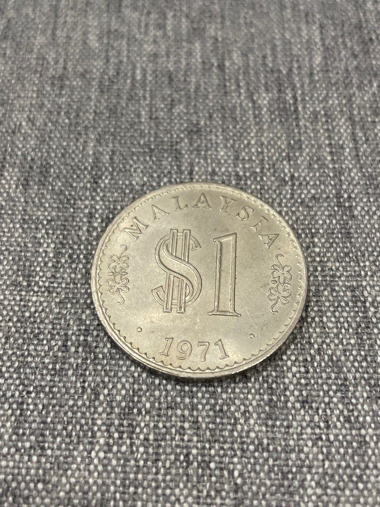 Malaysia 1971 RM1 1 Ringgit Old Coin, Hobbies & Toys, Memorabilia ...