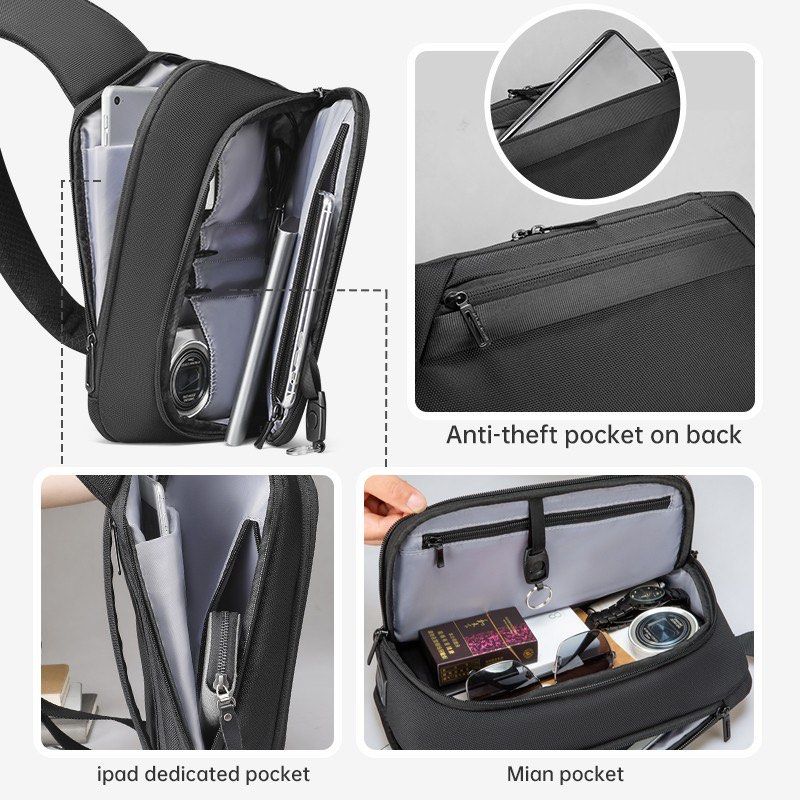 Mark Ryder waterproof sling bag, Men's Fashion, Bags, Sling Bags on ...