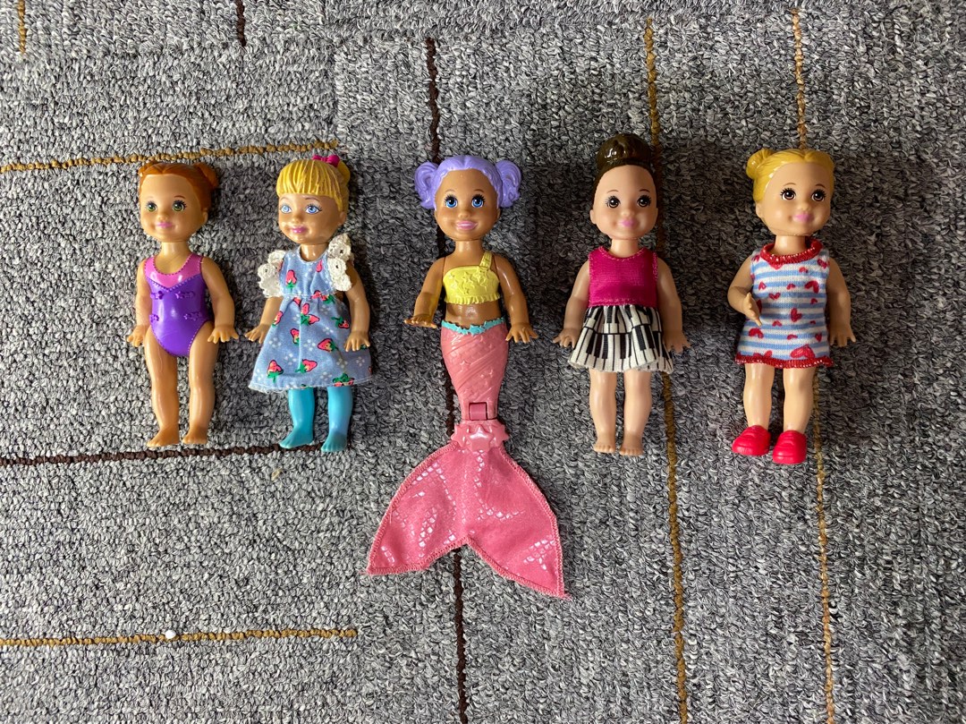 Mattel Chelsea Dolls Lot, Hobbies & Toys, Toys & Games on Carousell