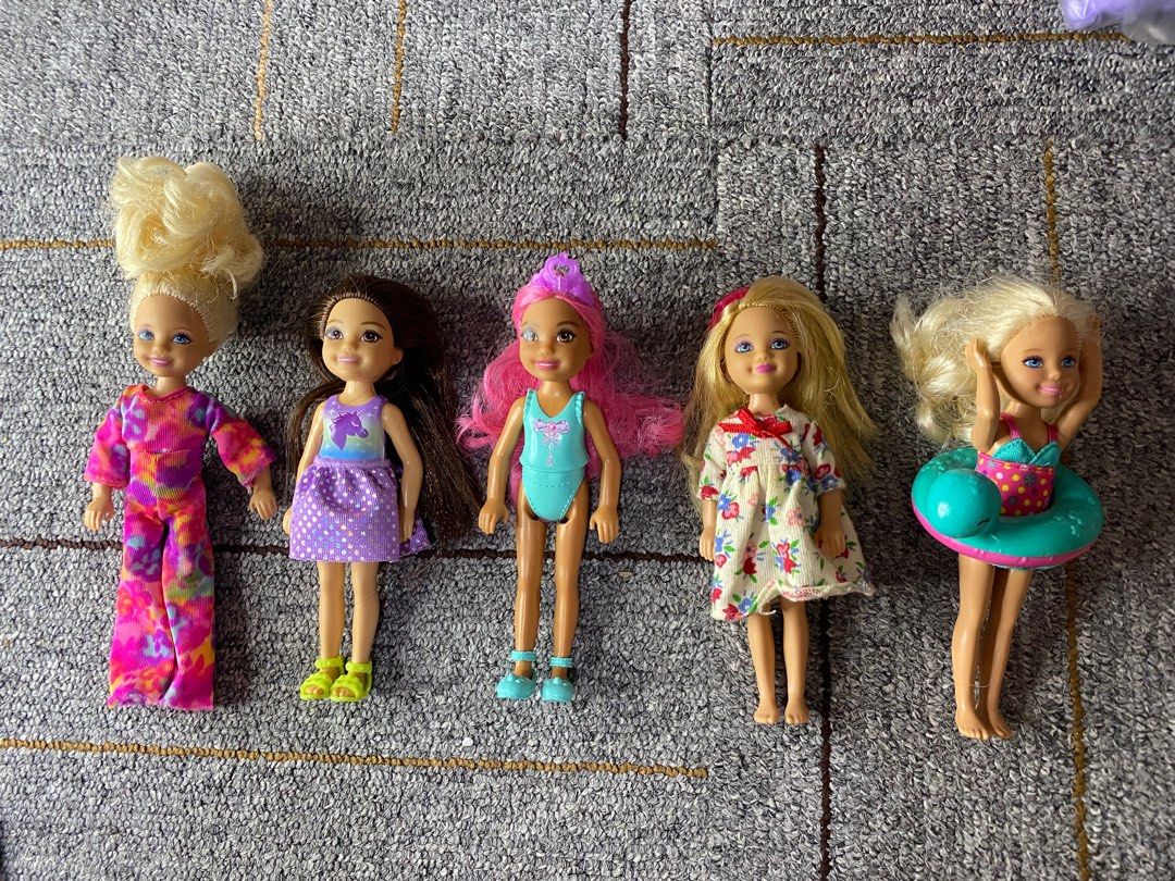 Mattel Chelsea Dolls Lot, Hobbies & Toys, Toys & Games on Carousell
