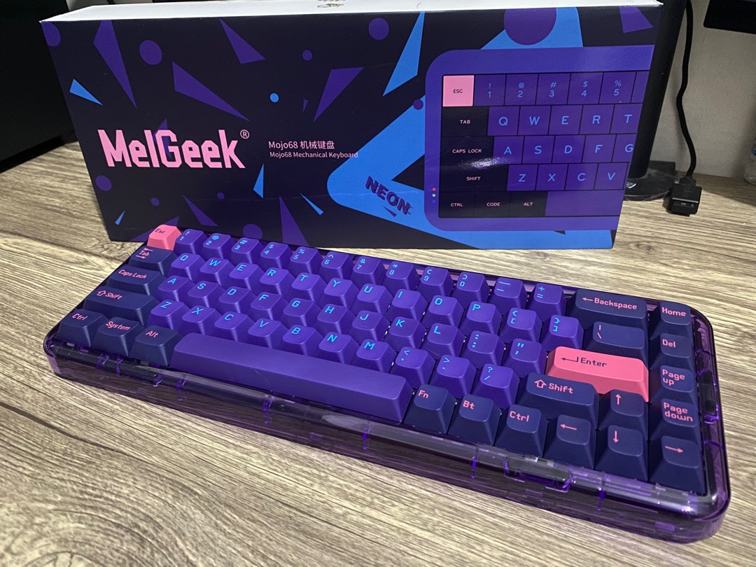 Melgeek Mojo68 Neon, Computers & Tech, Parts & Accessories, Computer ...