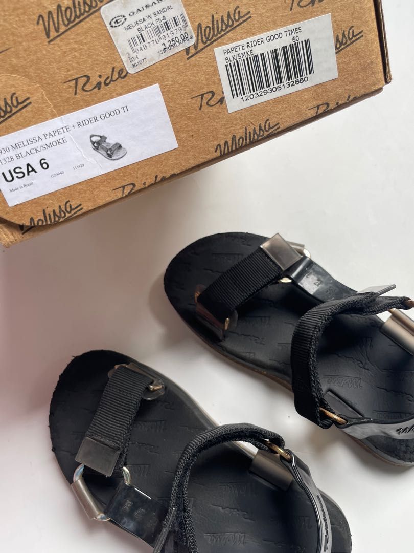 MELISSA x RIDER Sandals, Women's Fashion, Footwear, Flats & Sandals on ...