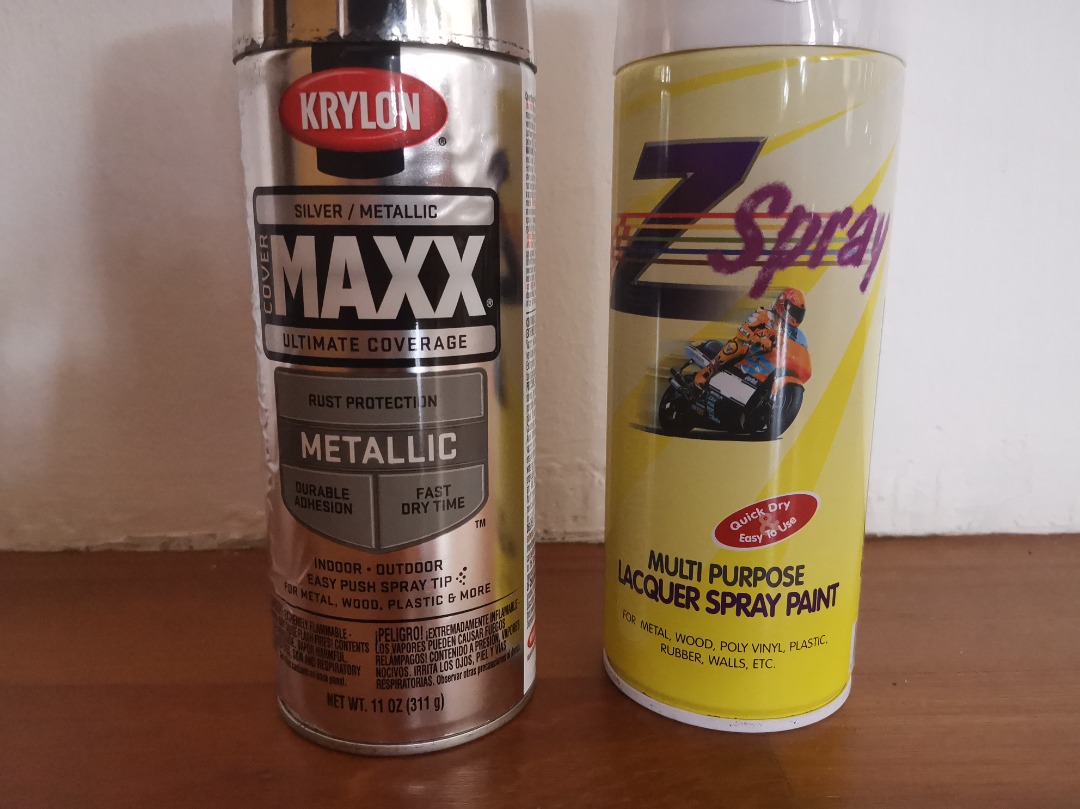 Metallic Silver Spray Paint, Hobbies & Toys, Stationery & Craft, Craft ...