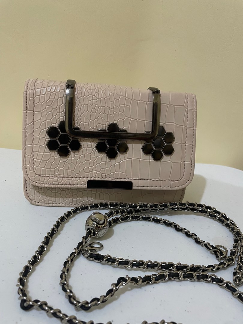 Micro Pastel Pink Bag, Women's Fashion, Bags & Wallets, Cross-body Bags ...