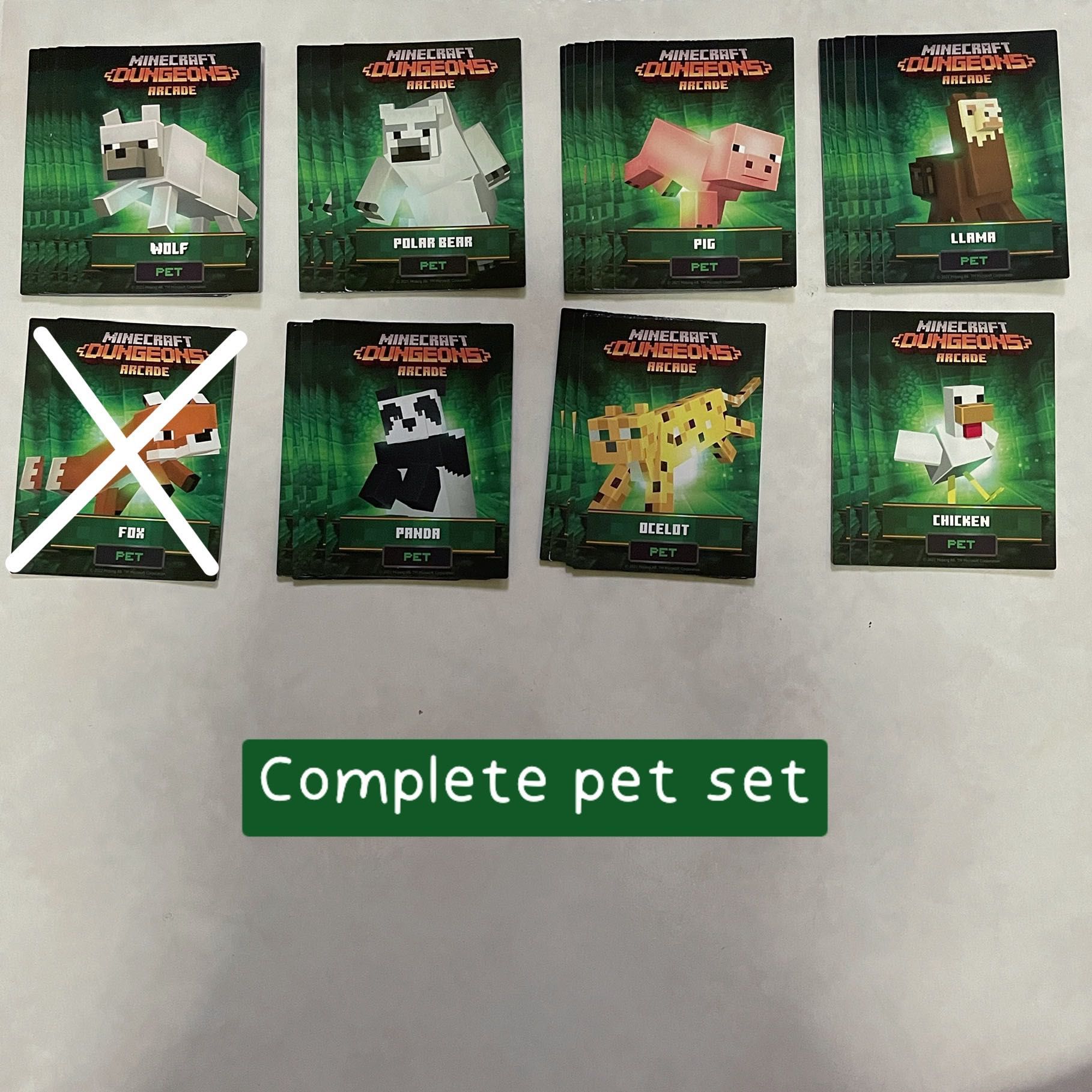 Minecraft dungeons arcade cards ~ series 1, Hobbies & Toys, Toys ...