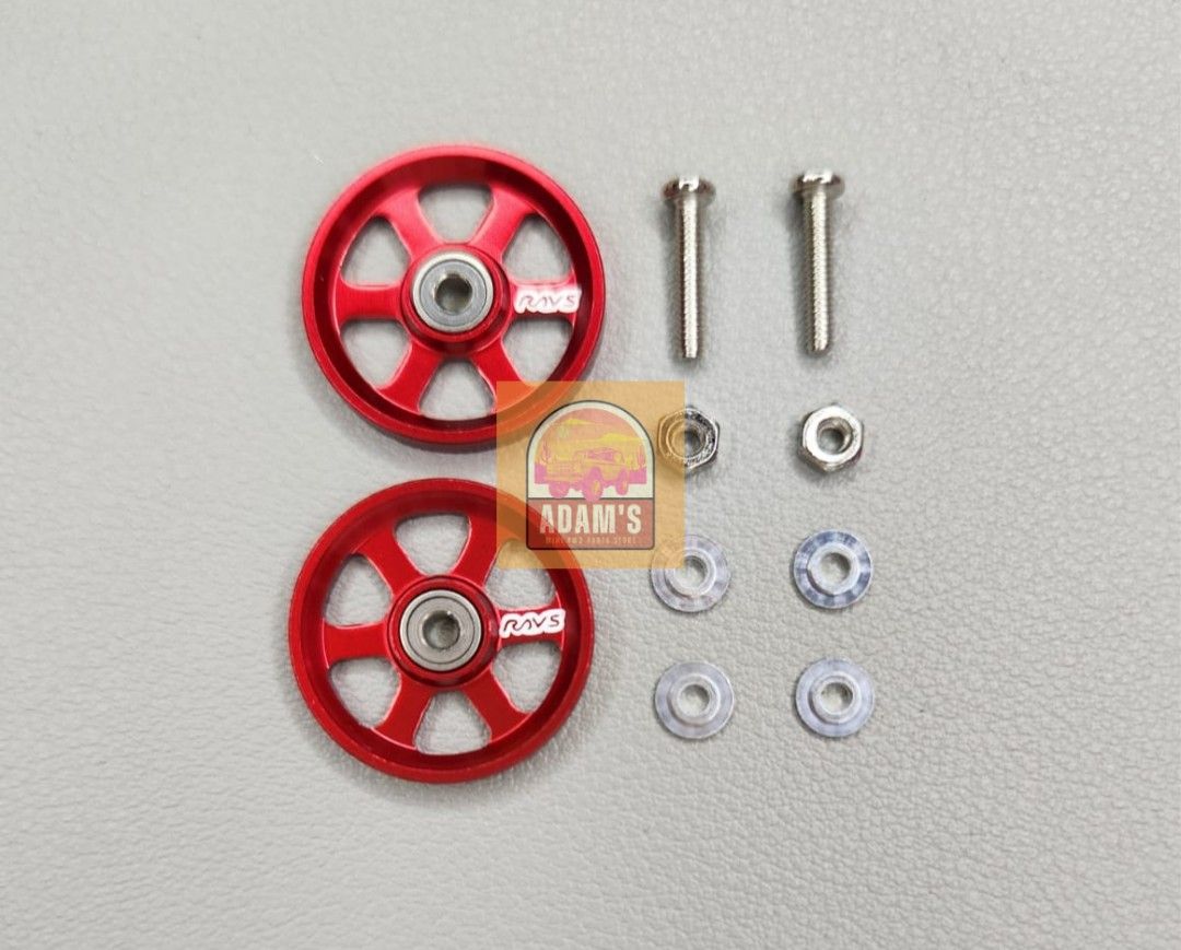 Mini 4WD 19mm Ball-Race Rollers (Rays Rollers), Hobbies & Toys, Toys ...