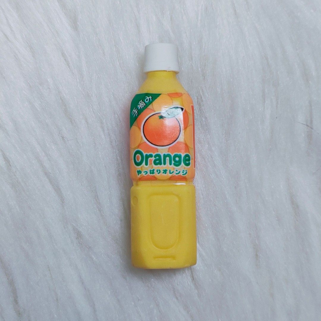 Miniature /Mini Foodie - Realistic Orange Juice Bottle Collectible, Hobbies & Toys, Toys & Games ...